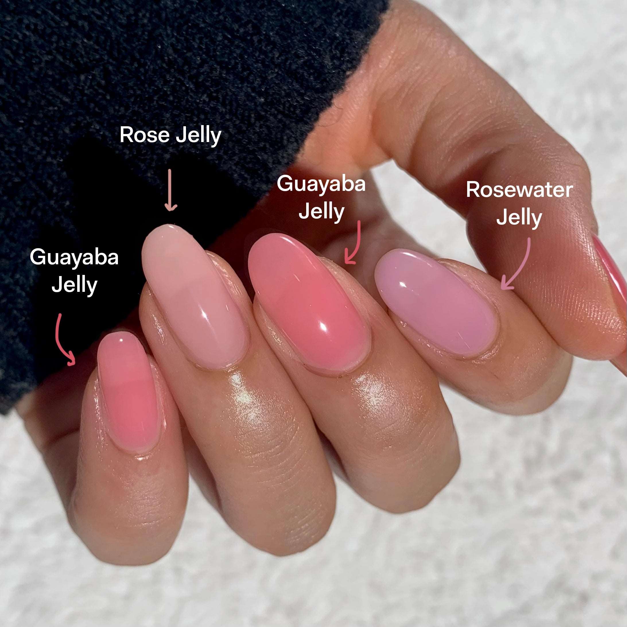 Pink Jelly Nail Polish - Cirque Colors Guayaba Jelly