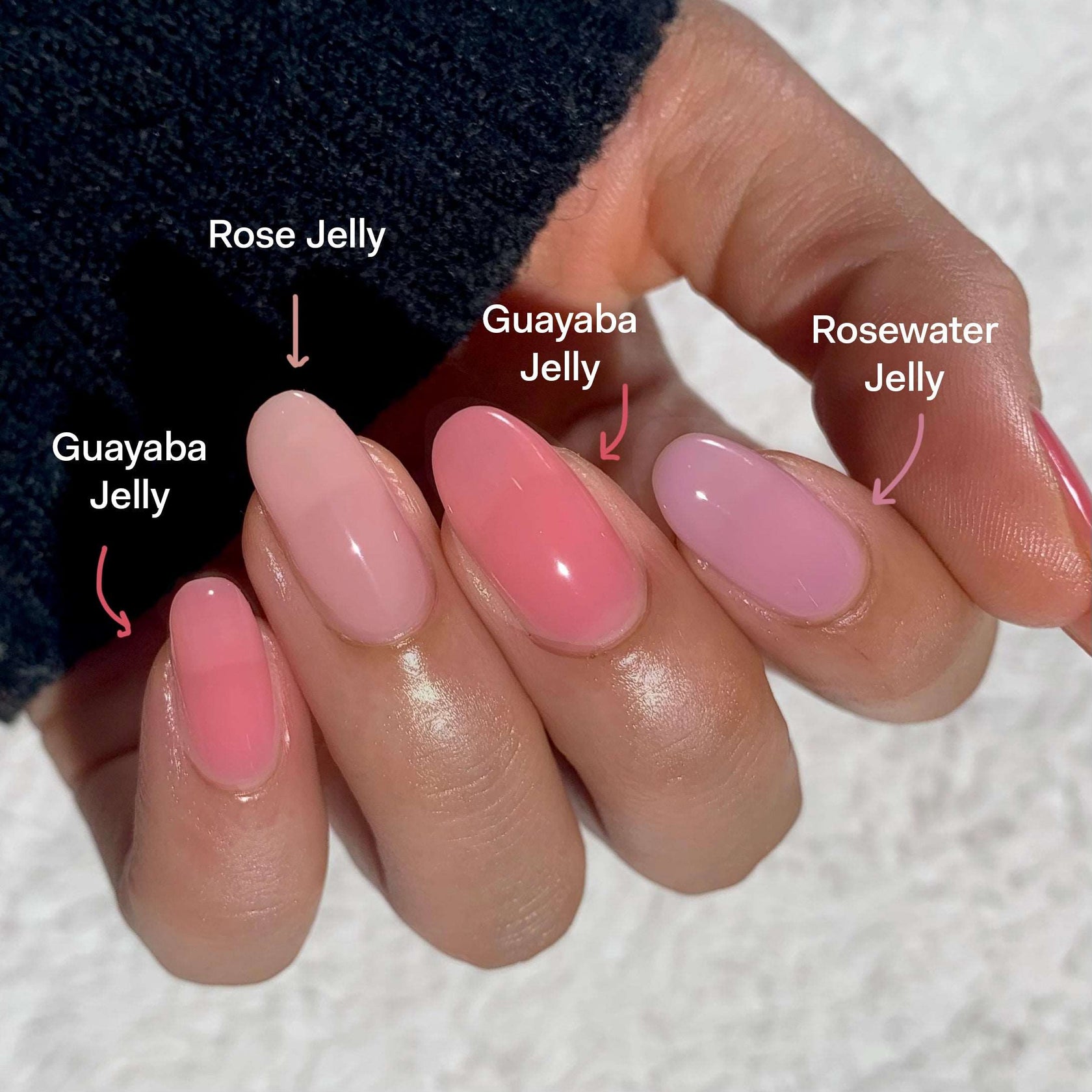 Pink Jelly Nail Polish - Cirque Colors Guayaba Jelly