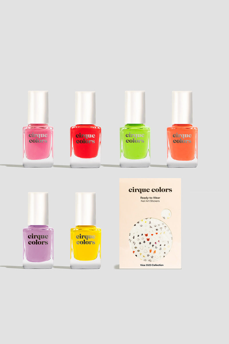 Neon Nail Polish Set - Cirque Colors Vice 2023 Collection Set