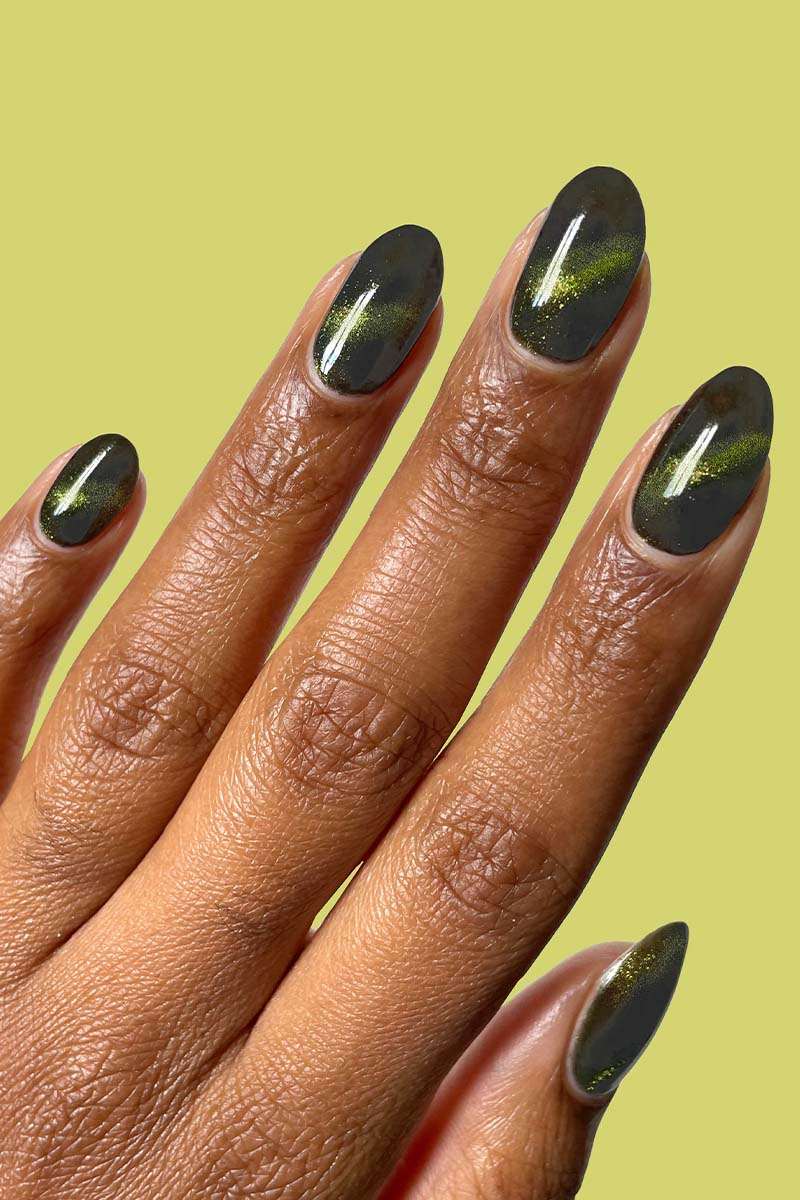 Black Magnetic Nail Polish - Cirque Colors Draco