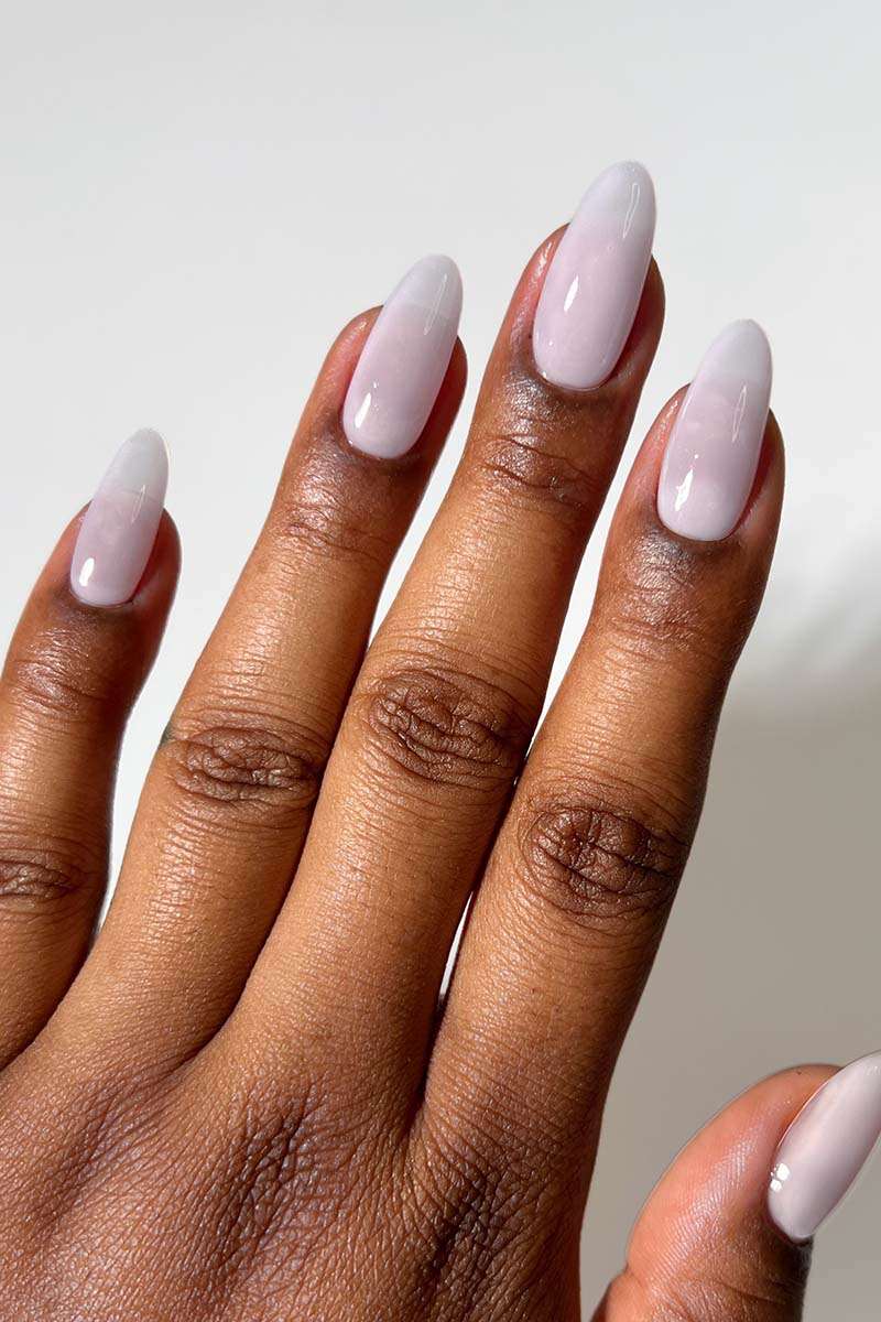 Sheer Pale Lilac Gray Polish - Cirque Colors Kismet