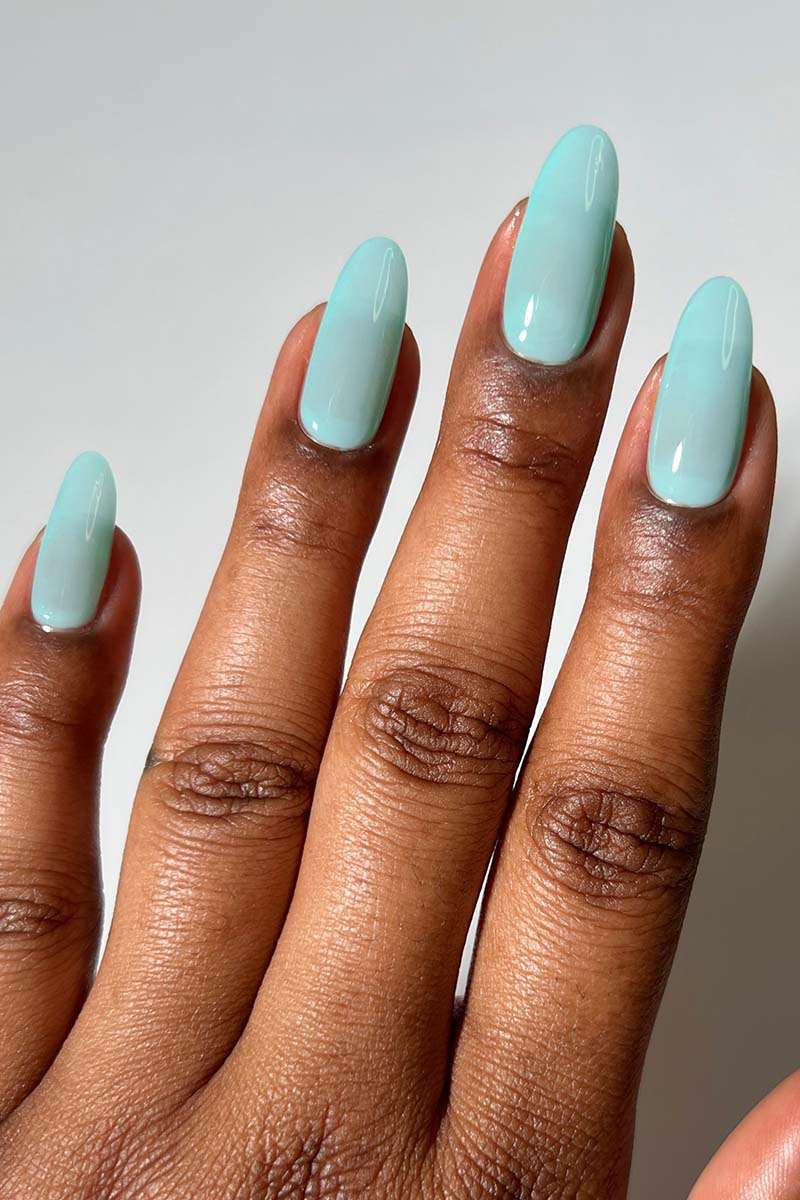 Robin Egg Blue Nail Polish - Cirque Colors Lagoon Jelly