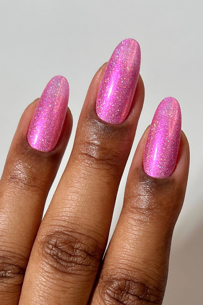 Pink Shimmergraphic Nail Polish - Cirque Colors Pinky’s Up