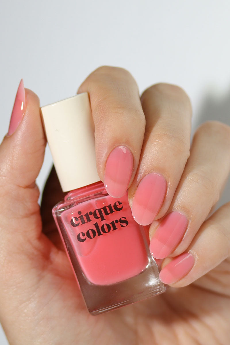Pink Jelly Nail Polish - Cirque Colors Guayaba Jelly