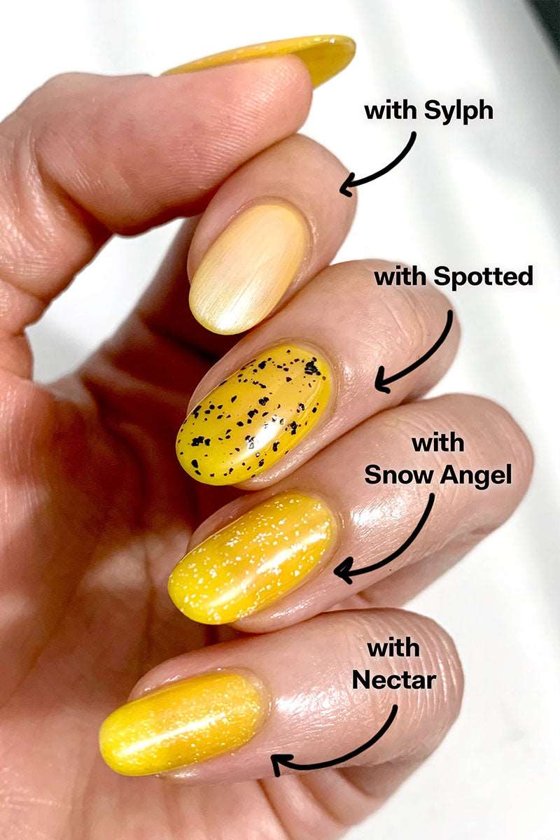 Orange-Yellow Nail Polish - Cirque Colors Mango Jelly