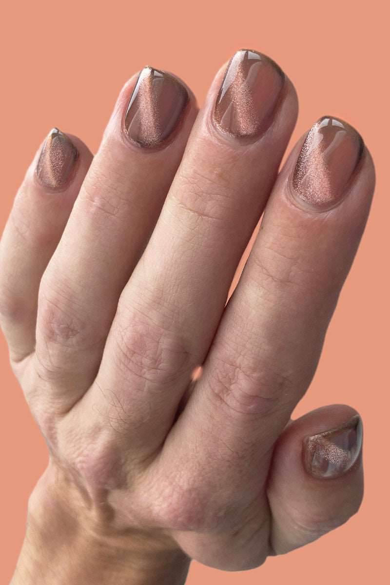 Brown Taupe Magnetic Nail Polish - Cirque Colors Lyra