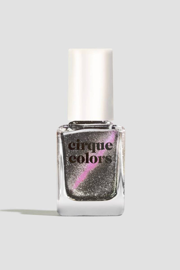 Gray Nail Polish with Pink Magnetic Pigment - Cirque Colors Reel Bad ...