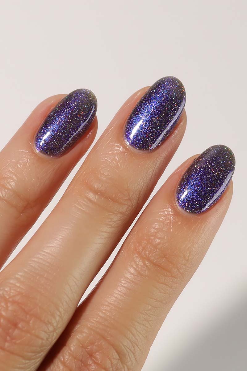 Black Shimmergraphic™ Nail Polish - Cirque Colors Lady Luck