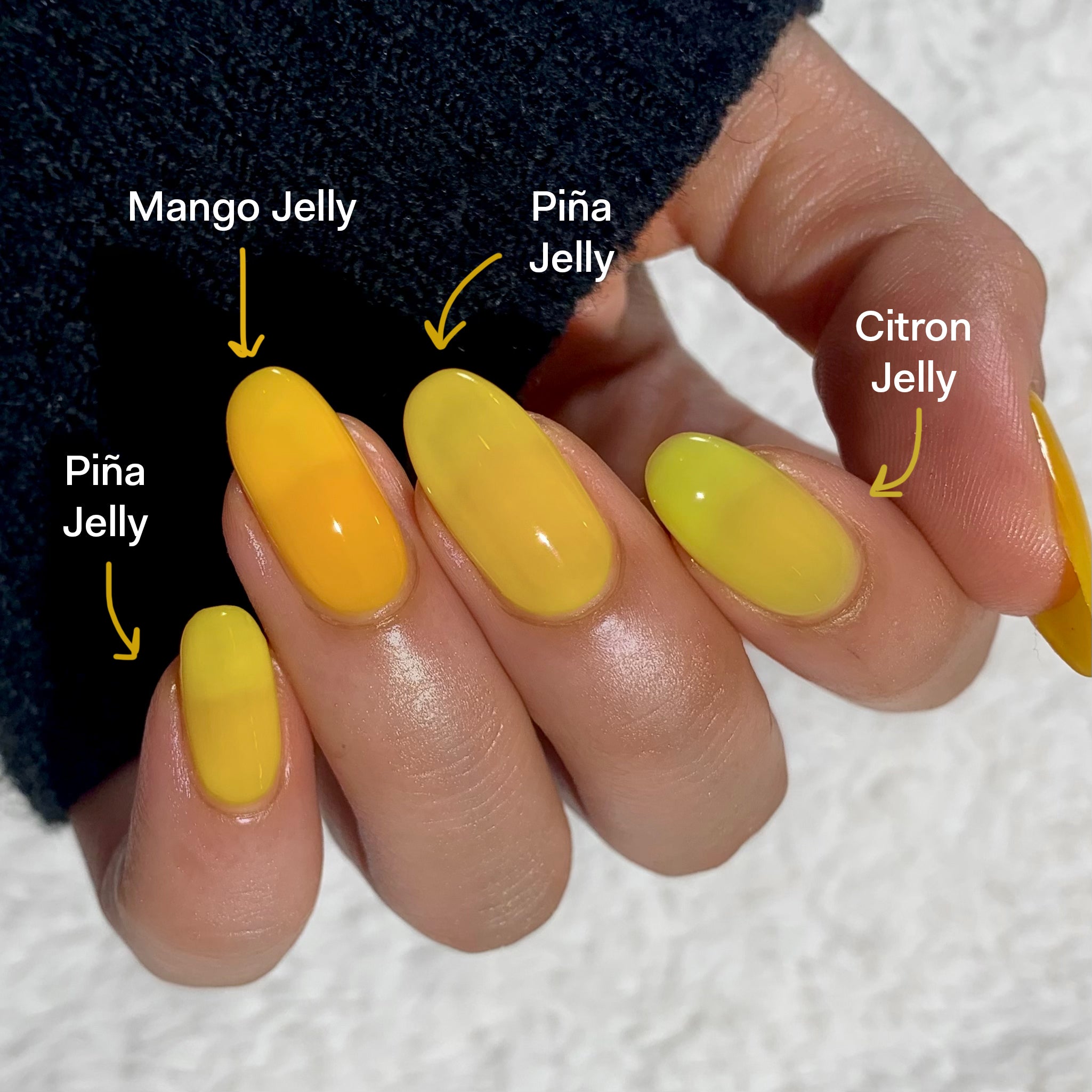 Yellow Jelly Nail Polish - Cirque Colors Piña Jelly