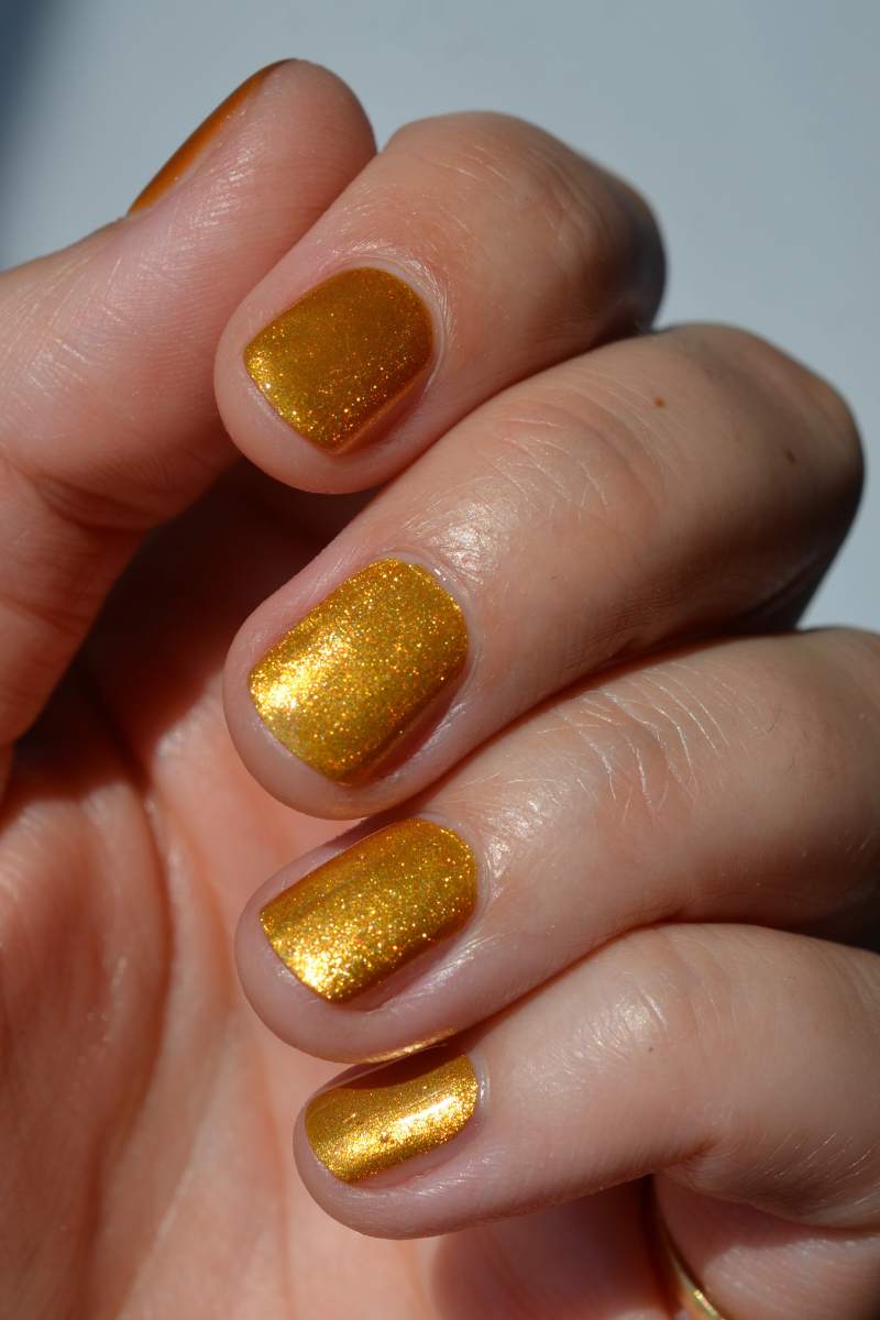 Orange Amber `Magnetic Nail Polish - Cirque Colors Hidden Hue