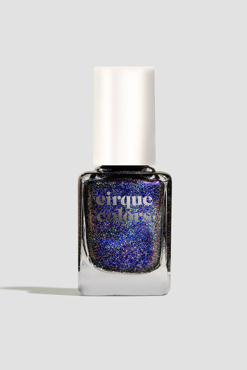 Black Shimmergraphic™ Nail Polish - Cirque Colors Lady Luck