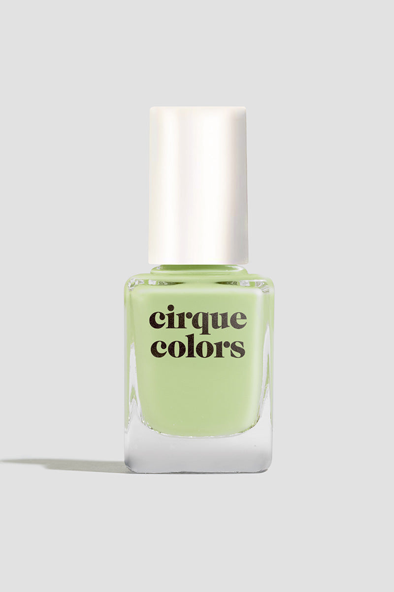 Light Green Sheer Crelly Nail Polish - Cirque Colors Sweet Mint