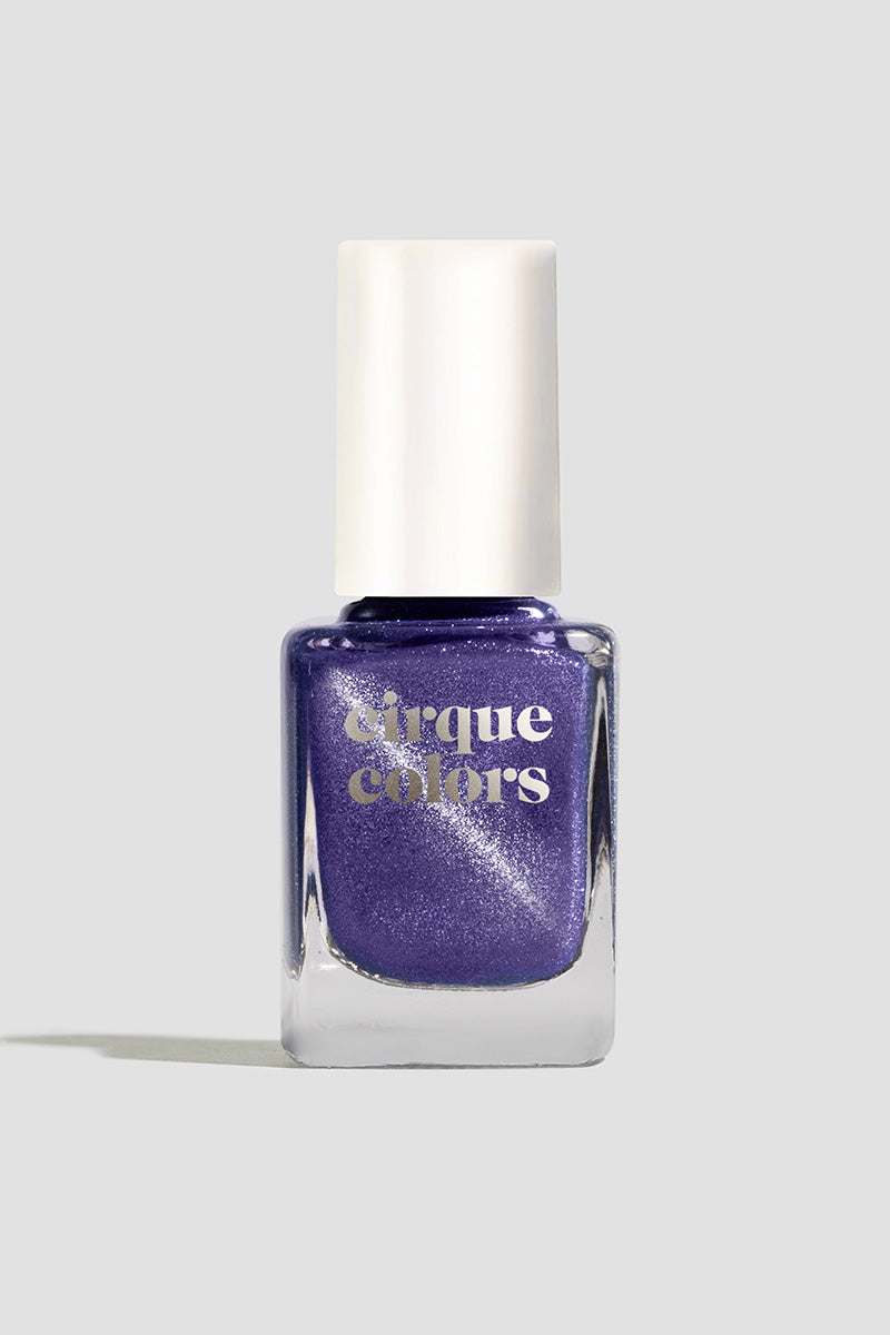 Violet Leaning Cobalt Blue Magnetic Nail Polish - Cirque Colors Daybreak