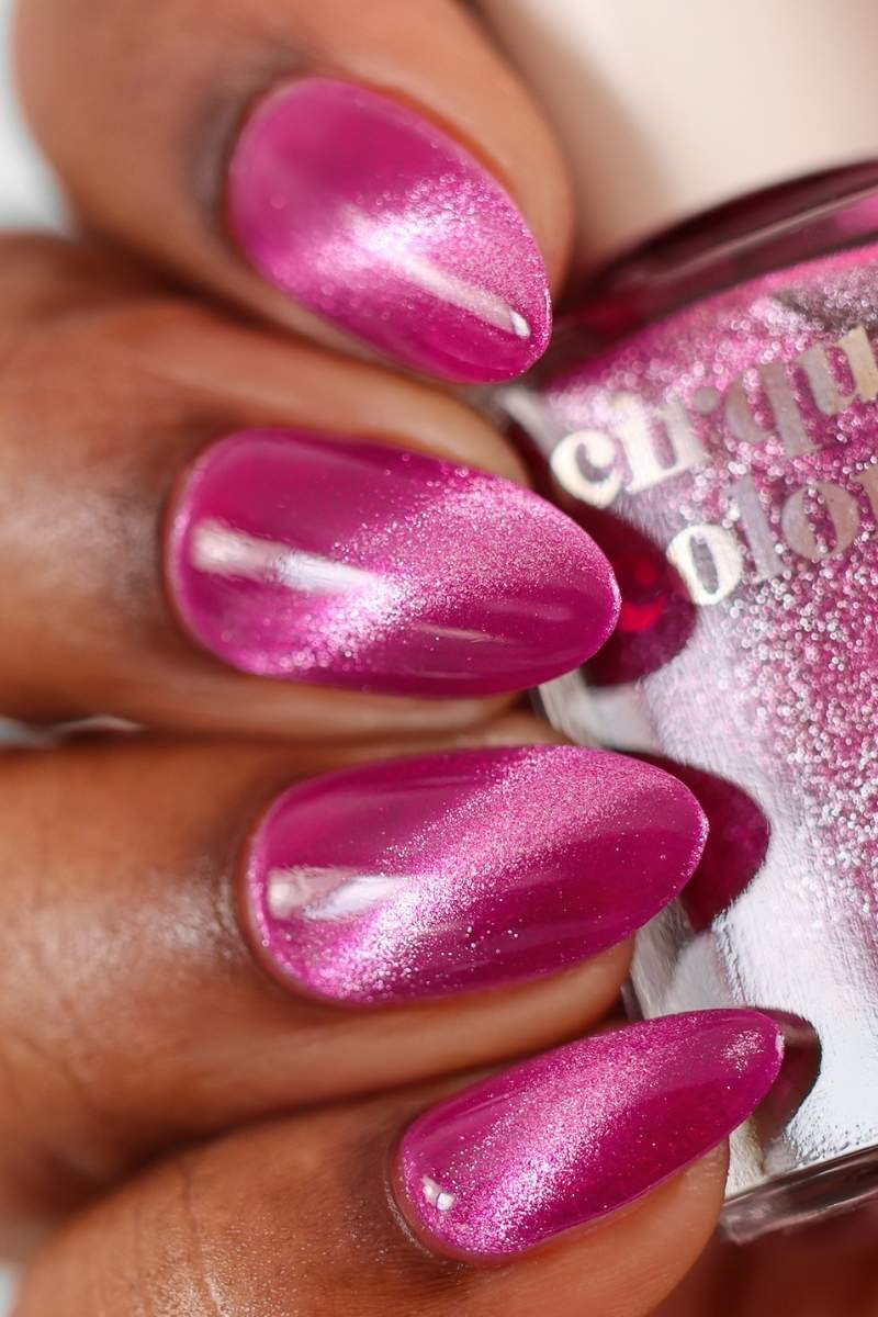 Magenta Pink Magnetic Nail Polish - Cirque Colors Solstice