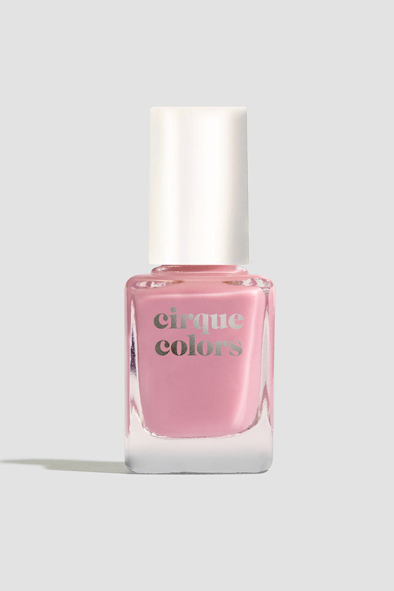 Sheer Rose Pink Jelly Nail Polish - Cirque Colors Rosewater Jelly