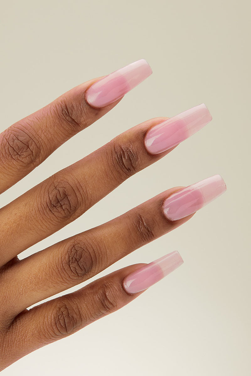 Sheer Rose Pink Jelly Nail Polish - Cirque Colors Rosewater Jelly