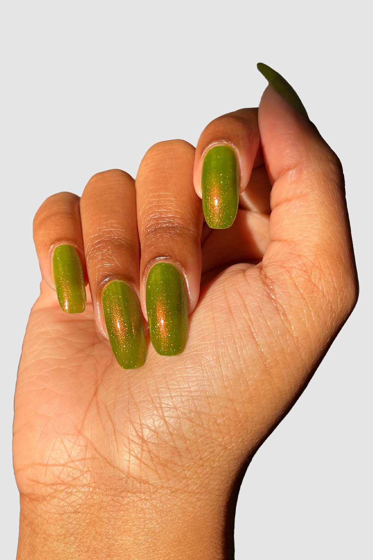Chartreuse Green Color-Shifting Aurora Shimmer Nail Polish - Cirque ...