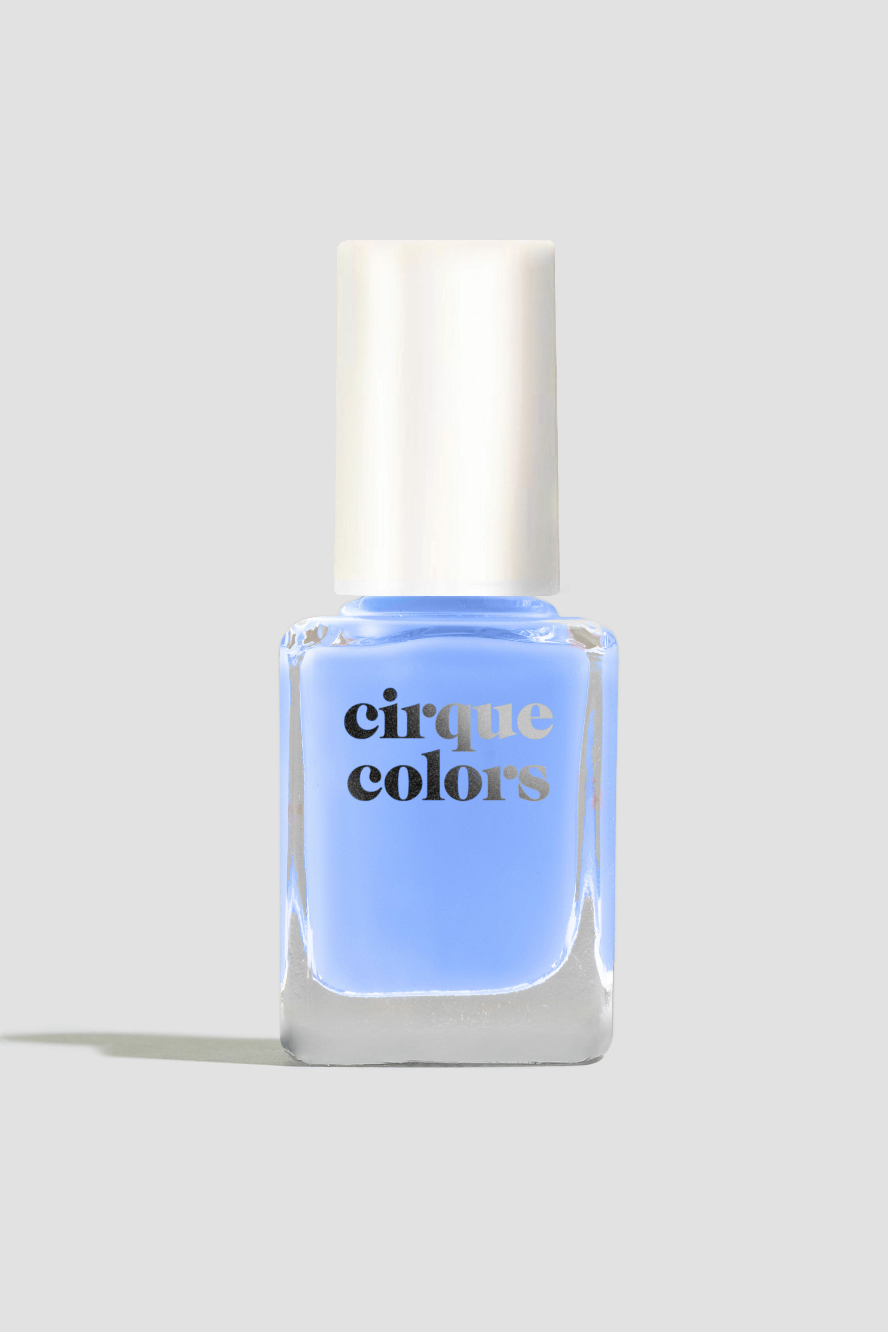 Sheer French Blue Jelly Nail Polish - Cirque Colors Morningtide